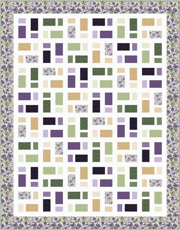 Matchstick Men Twin Quilt Pattern⋆ PhoebeMoon Quilt Designs